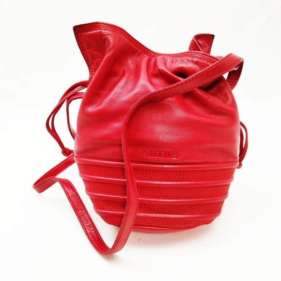 Loewe | Bags | Loewe Vibrant Red Crossbody Bag | Poshmark